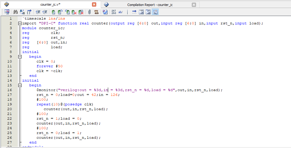 数字IC仿真测试与C语言函数的DPI-C调用_dpi-c cmodel包含子函数-CSDN博客