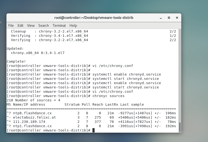 CentOS7 安装OpenStack Queens版本详细部署图文界面（四、安装NTP时钟服务）_openstack安装时钟-CSDN博客