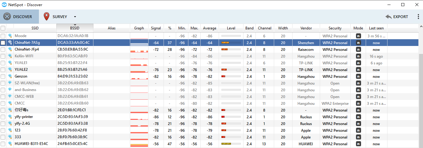 好用的PC端wifi分析工具NetSpot免费版_netspot home key-CSDN博客