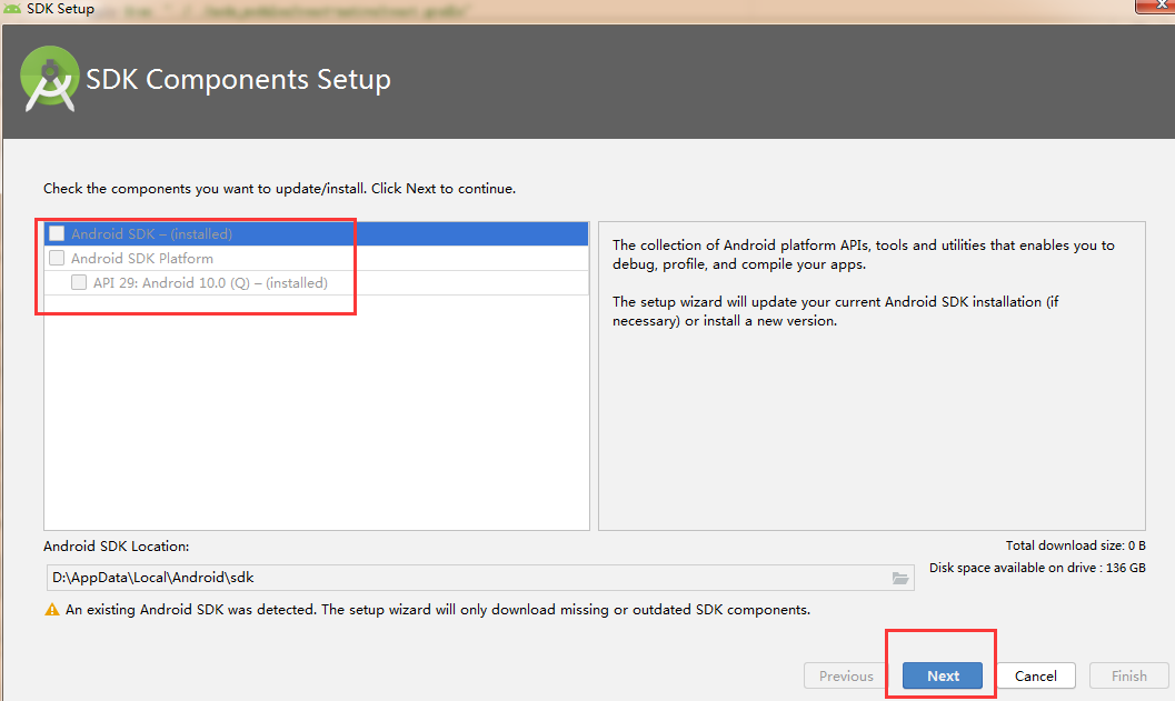 安装android studio没有sdk_android studio sync 提示没有sdk-CSDN博客