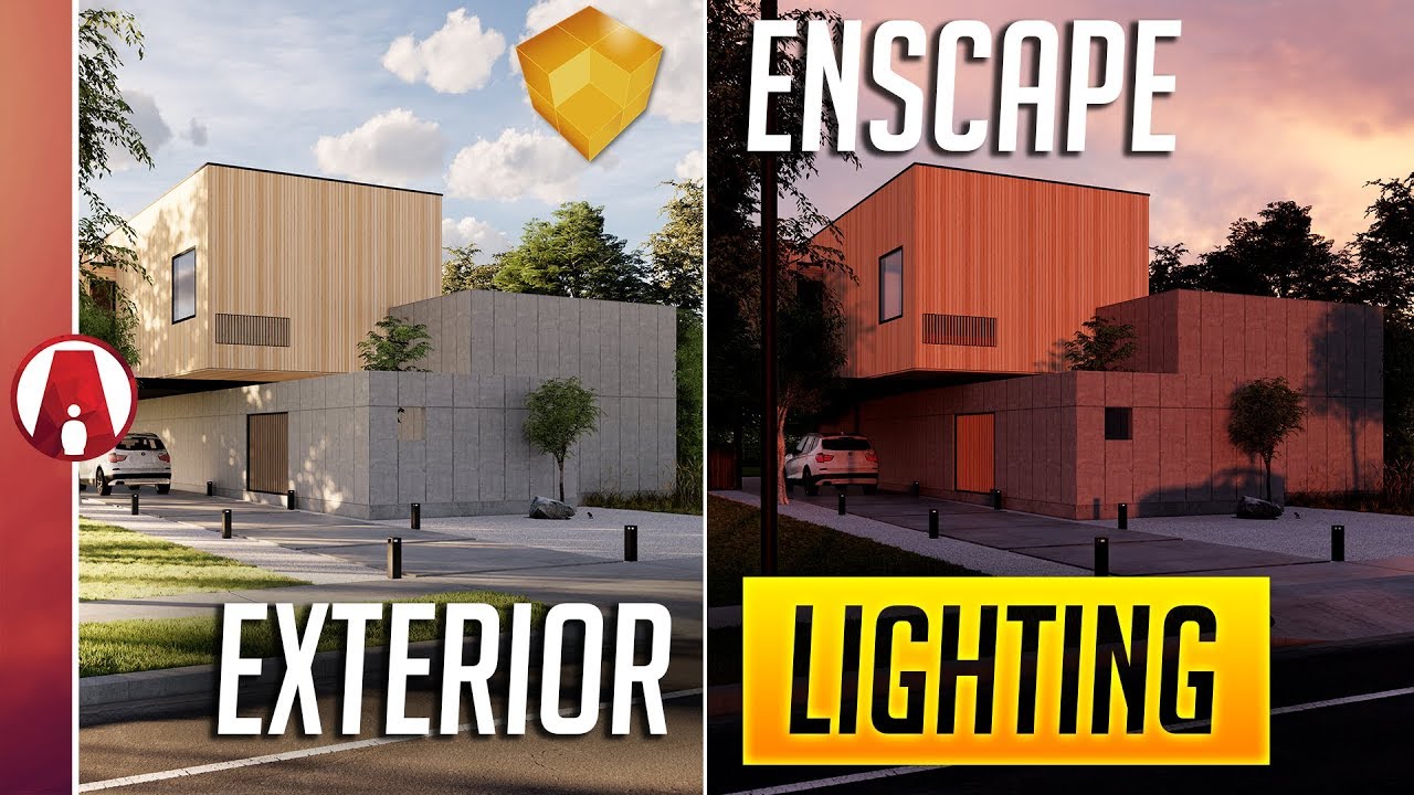 Enscape for SketchUp 室外日夜景照明设置技巧_enscape室外夜晚怎么做-CSDN博客