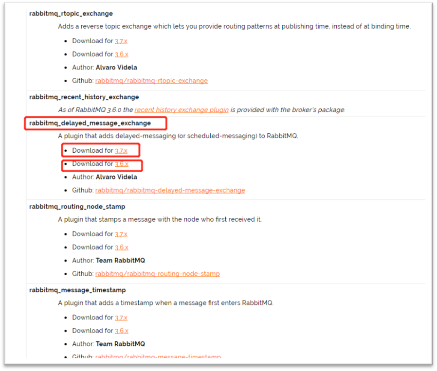 reply-code=503, reply-text=COMMAND_INVALID - unknown exchange type 'x-delayed-message ...