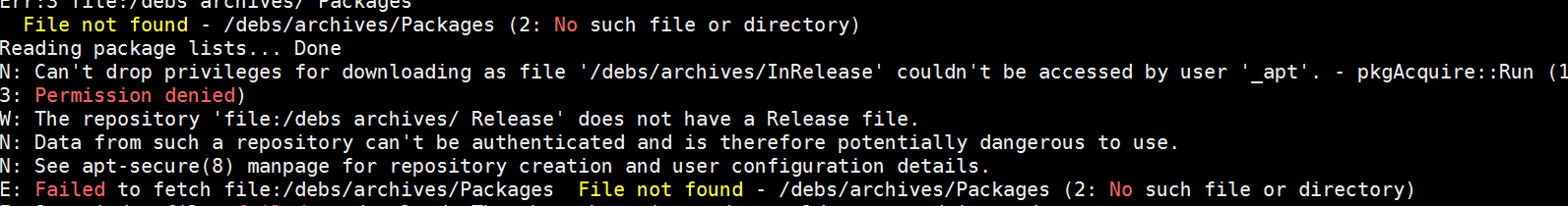 Ubuntu16.04.4配置离线源报错“user '_apt'. - pkgAcquire::Run (13: Permission denied)”_pkgacquire::run (13 ...