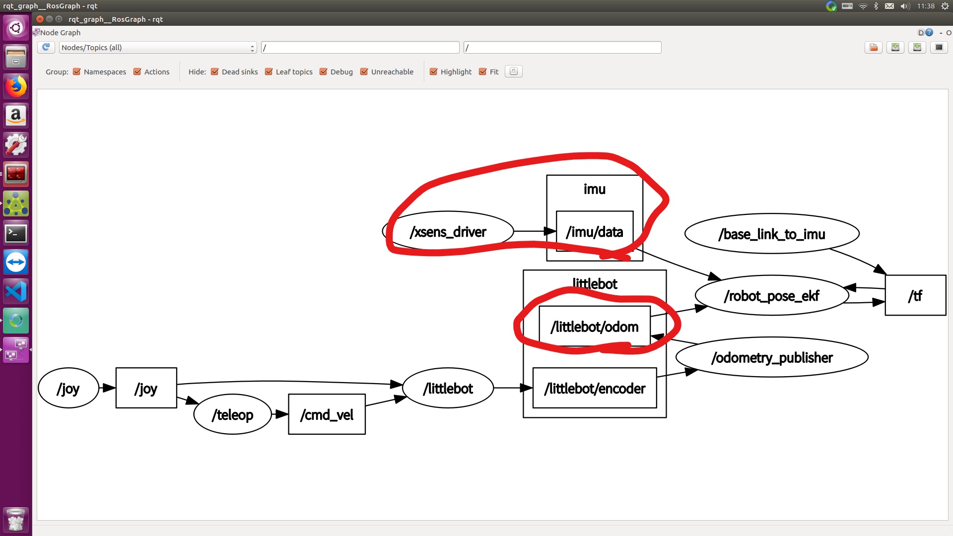 ROS 两轮差速自主导航小车记录（基础系列）_could not transform imu message-CSDN博客