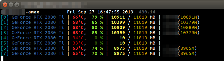 查看哪些用户在使用gpu及使用状态【gpustat】_gpustats-CSDN博客
