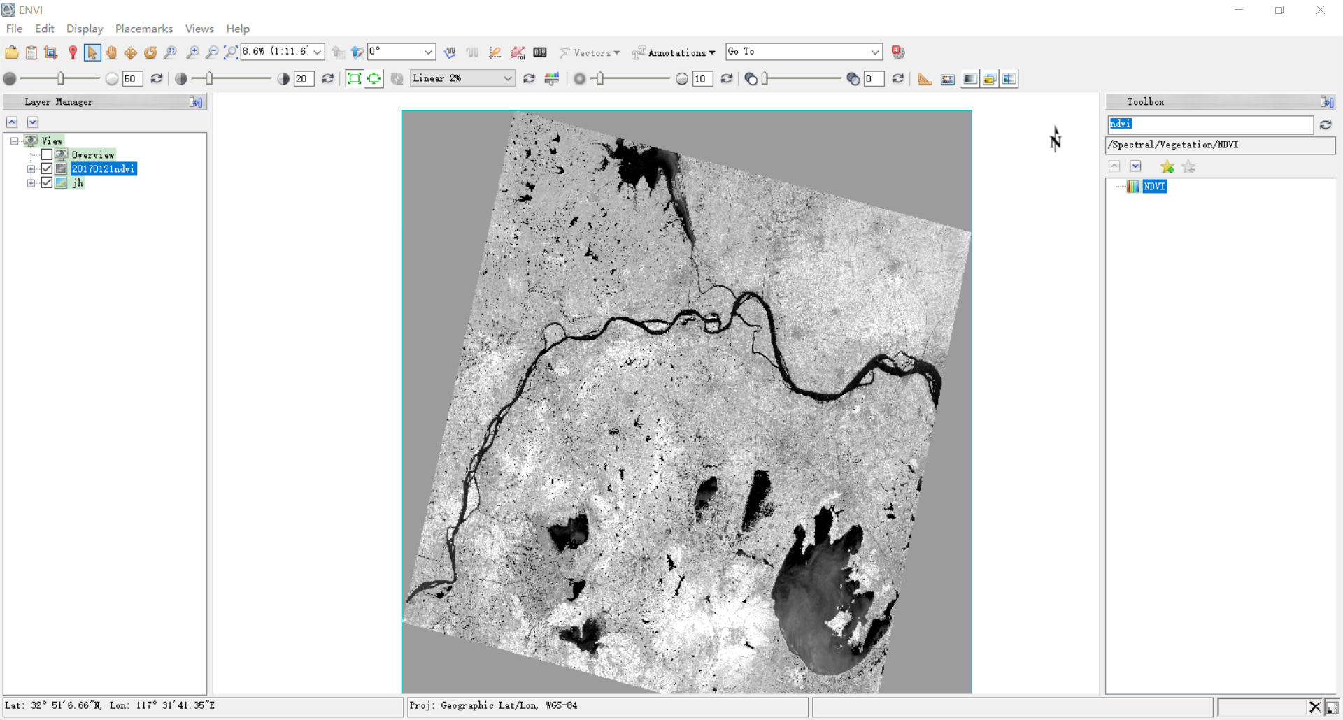ENVI计算NDVI_envindvi计算-CSDN博客