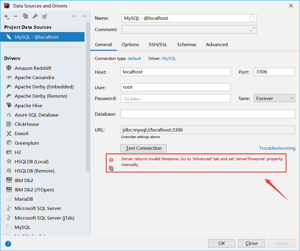 使用idea连接mysql数据库时,出现有关时区的问题idea Log Sql文前面不打时间 Csdn博客