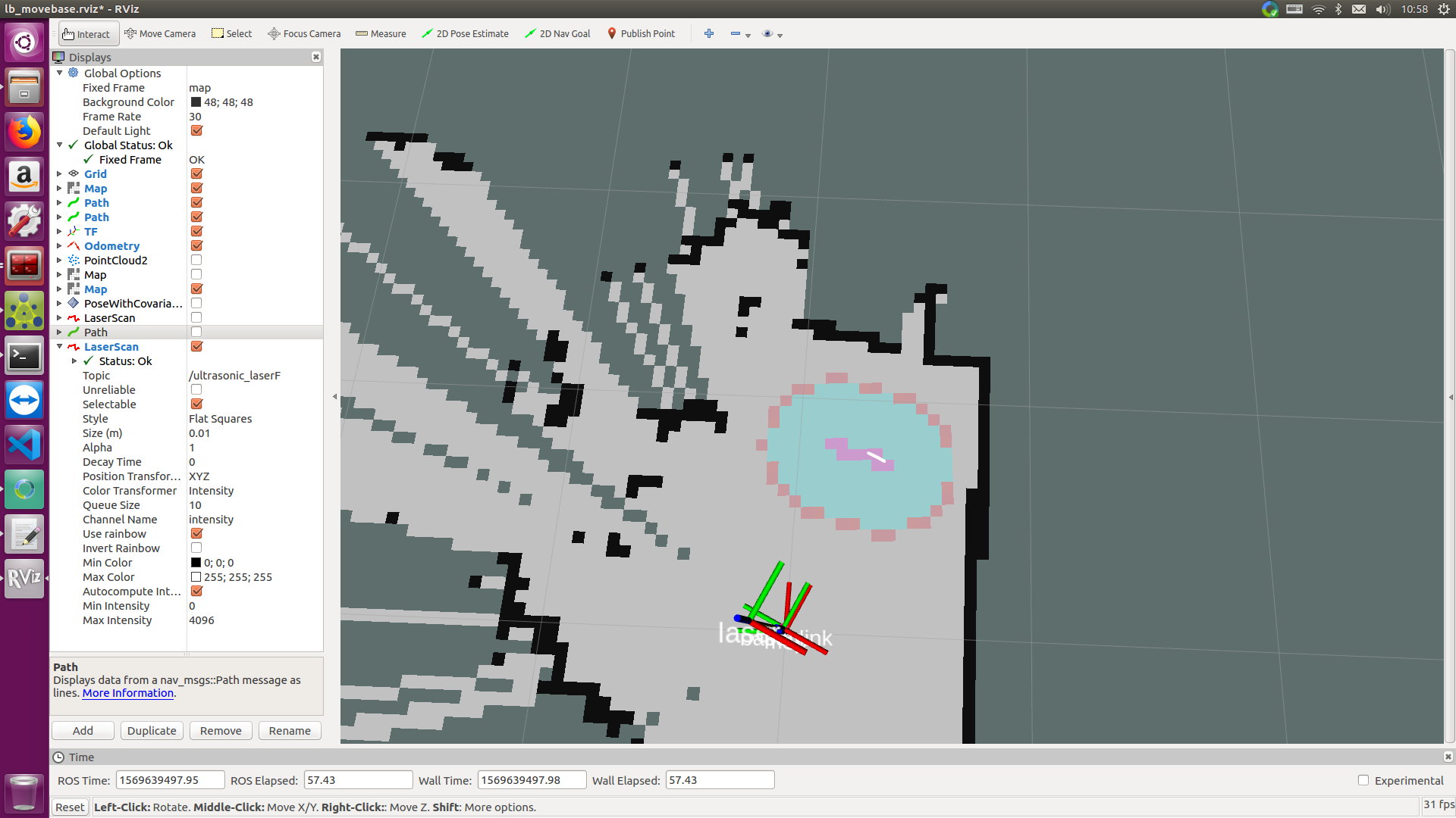 ROS 两轮差速自主导航小车记录（基础系列）_could not transform imu message-CSDN博客
