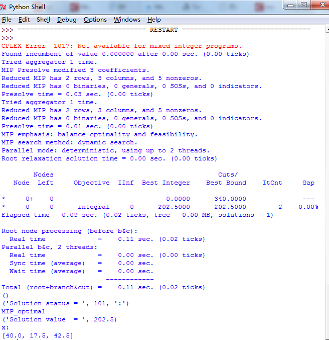 运筹优化学习09：一个示例带你入门如何使用C++、C#、Java、Python、Matlab调用Cplex_c++调用cplex-CSDN博客