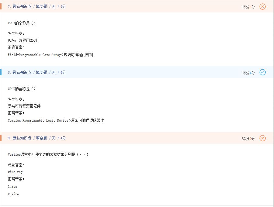 Fpga笔试题fpga笔试刷题 Csdn博客