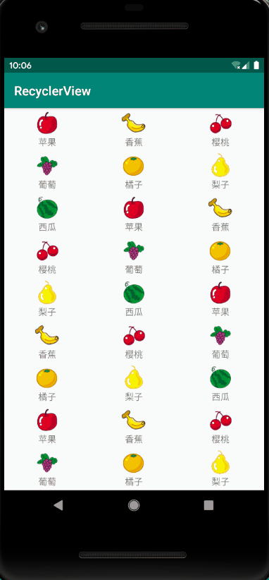 Recyclerview的网格布局和瀑布流布局android Recyclerview 一行3个 Csdn博客