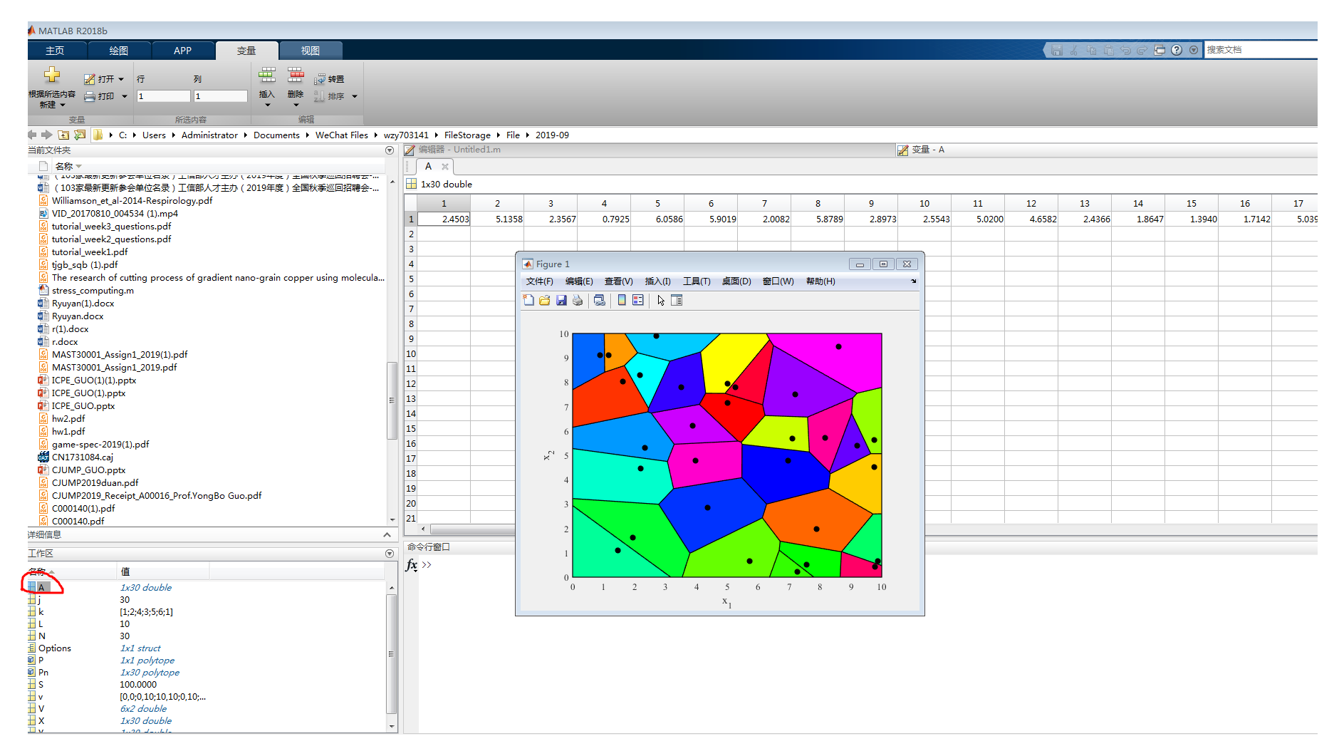 基于matlab的voronoi图绘制补充之输出各个多边形面积_matlab图形面积近输出-CSDN博客