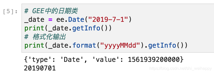 Gee学习笔记 八十一:【gee之python版教程十二】日期gee对日期列表转字符串 Csdn博客