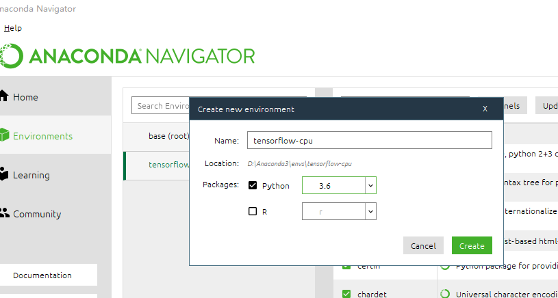 在Anaconda中安装Tensorflow-CPU版的教程及针对可能出现的问题的解决方法_ultralytics requirement ['tensorflow-cpu'] not fou ...