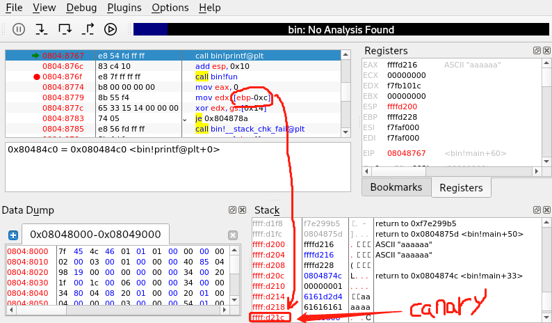 CTF中的PWN——绕canary防护1（32bit 格式化字符串漏洞leak canary 栈溢出）-CSDN博客