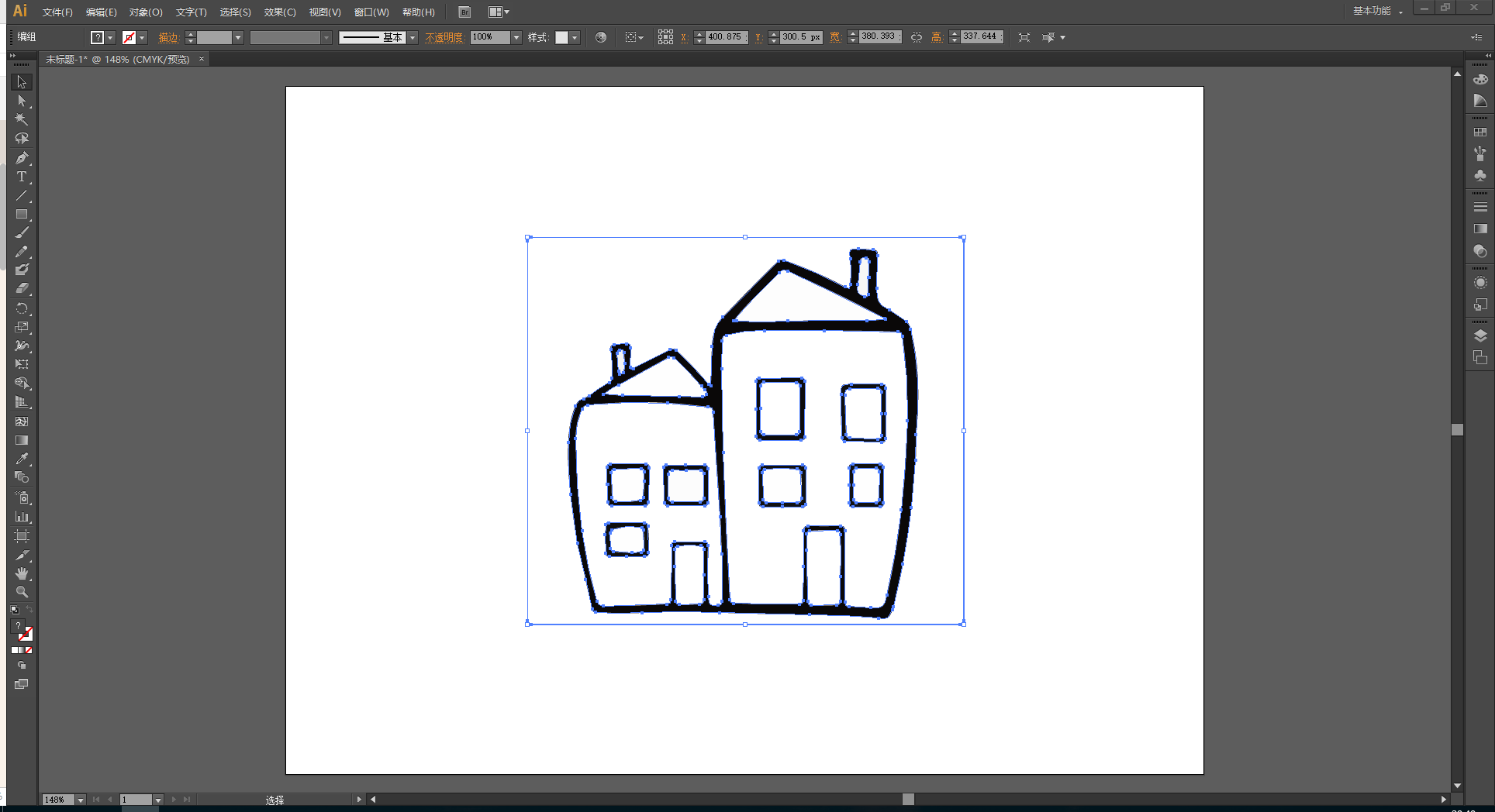 用Adobe Illustrator将位图转为矢量图并上色_adobe illustrate 怎么上色-CSDN博客