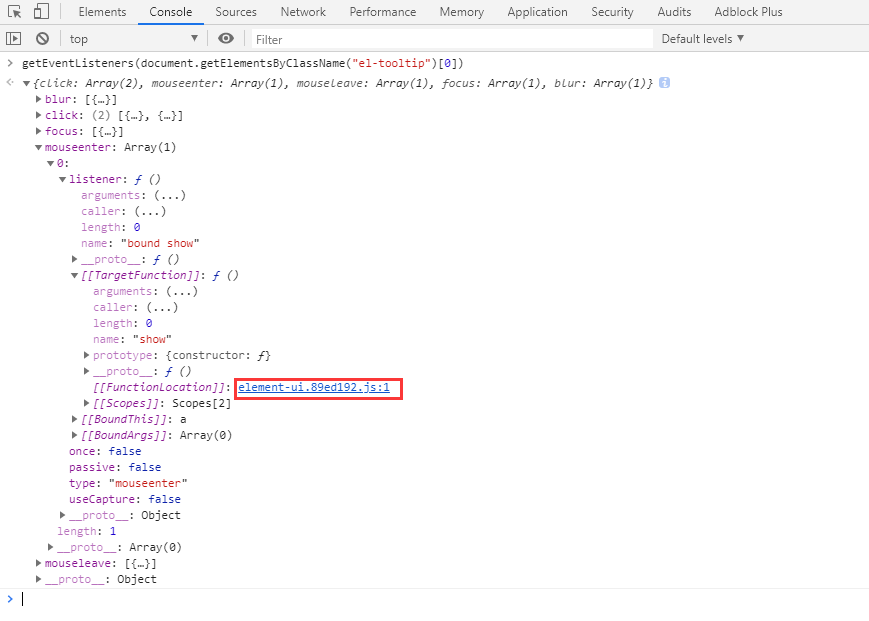 js 查看元素已绑定事件_js 查看元素绑定的事件-CSDN博客