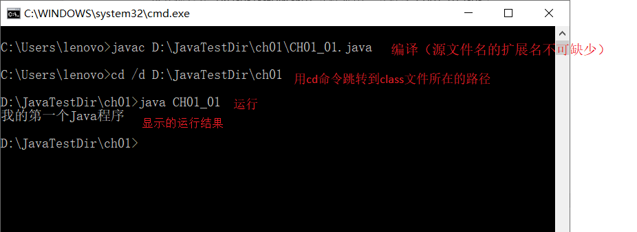 使用jdk命令行编译、运行java程序 及相关常见问题的解决（细致）输入java Version后不是内部命令 Csdn博客