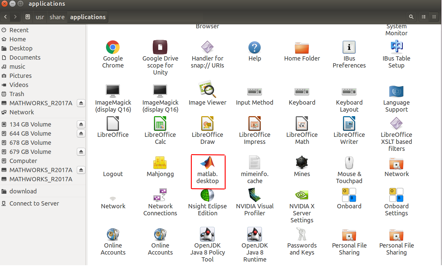 Ubuntu安装MATLAB并设置桌面快捷方式!!!_zpainter的博客-CSDN博客_ubuntu安装matlab图标
