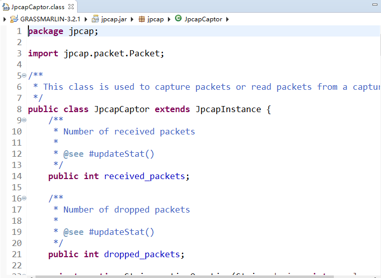 Jpcap源码在Eclipse的导入_小蓝科研记录分享的博客-CSDN博客