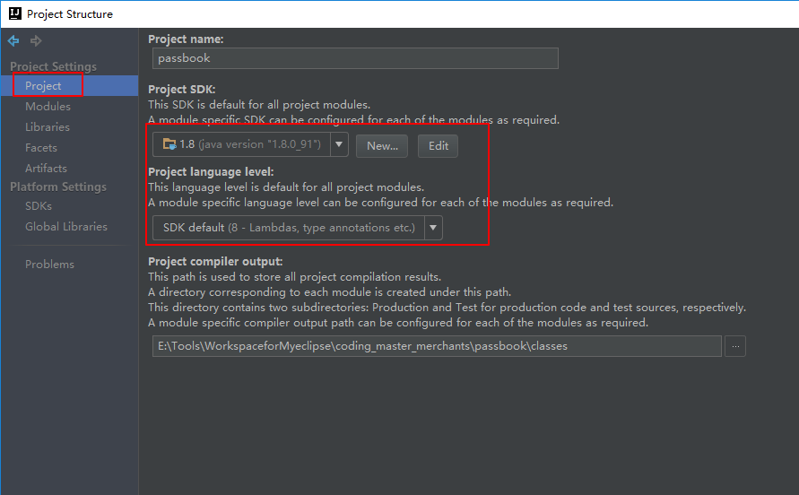 Idea报错：Error:(59, 64) java: -source 1.5 中不支持 diamond 运算符 (请使用 -source 7 或更高版本以启用 diamond 运算符 ...