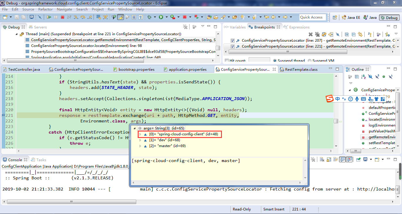 SpringCloudConfig之client端报错Could not resolve placeholder ‘from‘ in value “${from}“_feignclient ...
