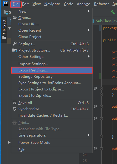 How to import and export settings in IntelliJ IDEA - Programmer Sought