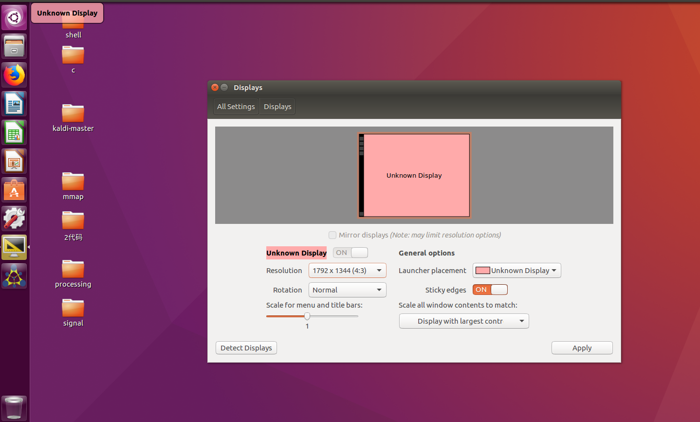 Ubuntu16.04设置分辨率时显示Unknown Display_ubuntu显示未知display-CSDN博客