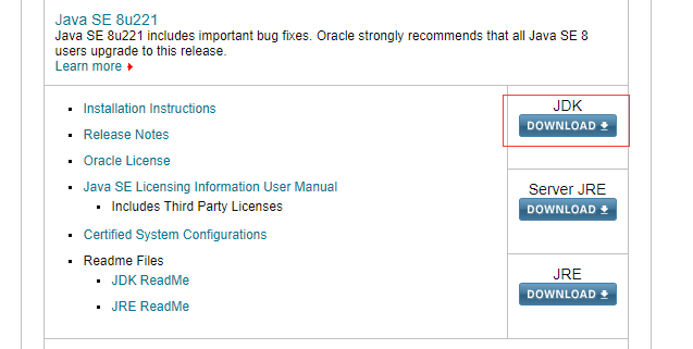 Java JDK 8u221开发环境搭建_java8u221狭窄地址-CSDN博客