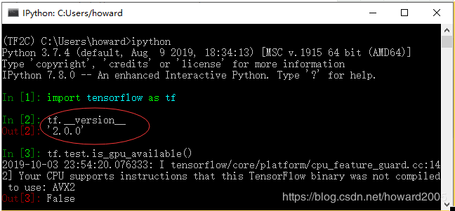 tensorflow2.0和1.14版本GPU和CPU安装_tensorflow1.14 gpu-CSDN博客