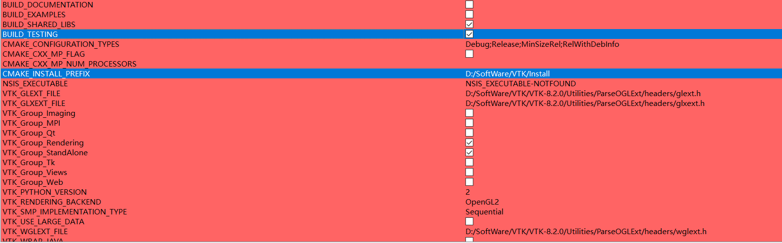 VS2019+cmake(3.15.3)+VTK(8.2.0)+配置完成后的demo演示_vtk8.2 vs2019编译 “vtkfreetypetoolsfacerequester”: 未 ...