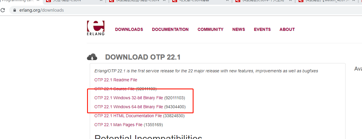 Install Erlang (windows version) - Programmer Sought