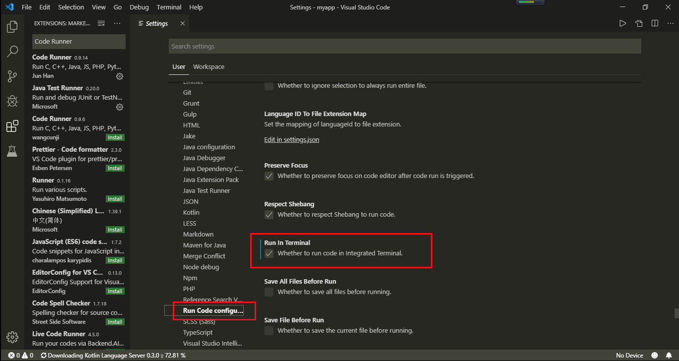 VS Code 搭建 Dart 和 Kotlin 开发环境_kotlin vscode插件-CSDN博客