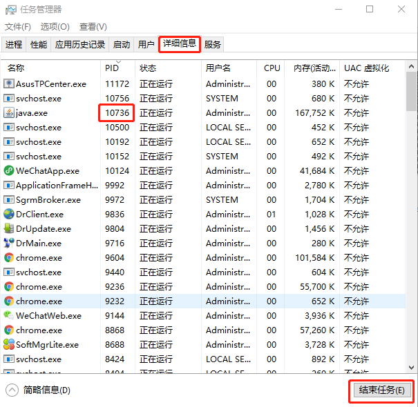 Several ports (8005, 8080, 8009) required by Tomcat v8.0 Server at localhost are already in use ...