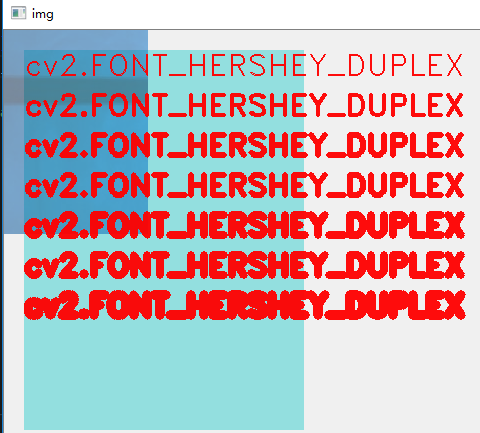 opencv 里面各个字体的效果_opencv哪些字体好看-CSDN博客