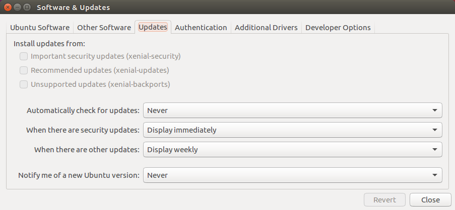 Ubuntu 关闭软件更新通知及自动更新_99update-notifier-CSDN博客