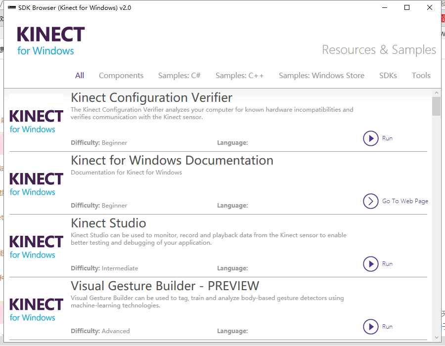【Kinect学习】Kinect下载及Win10环境配置_microsoft's kinect下载-CSDN博客