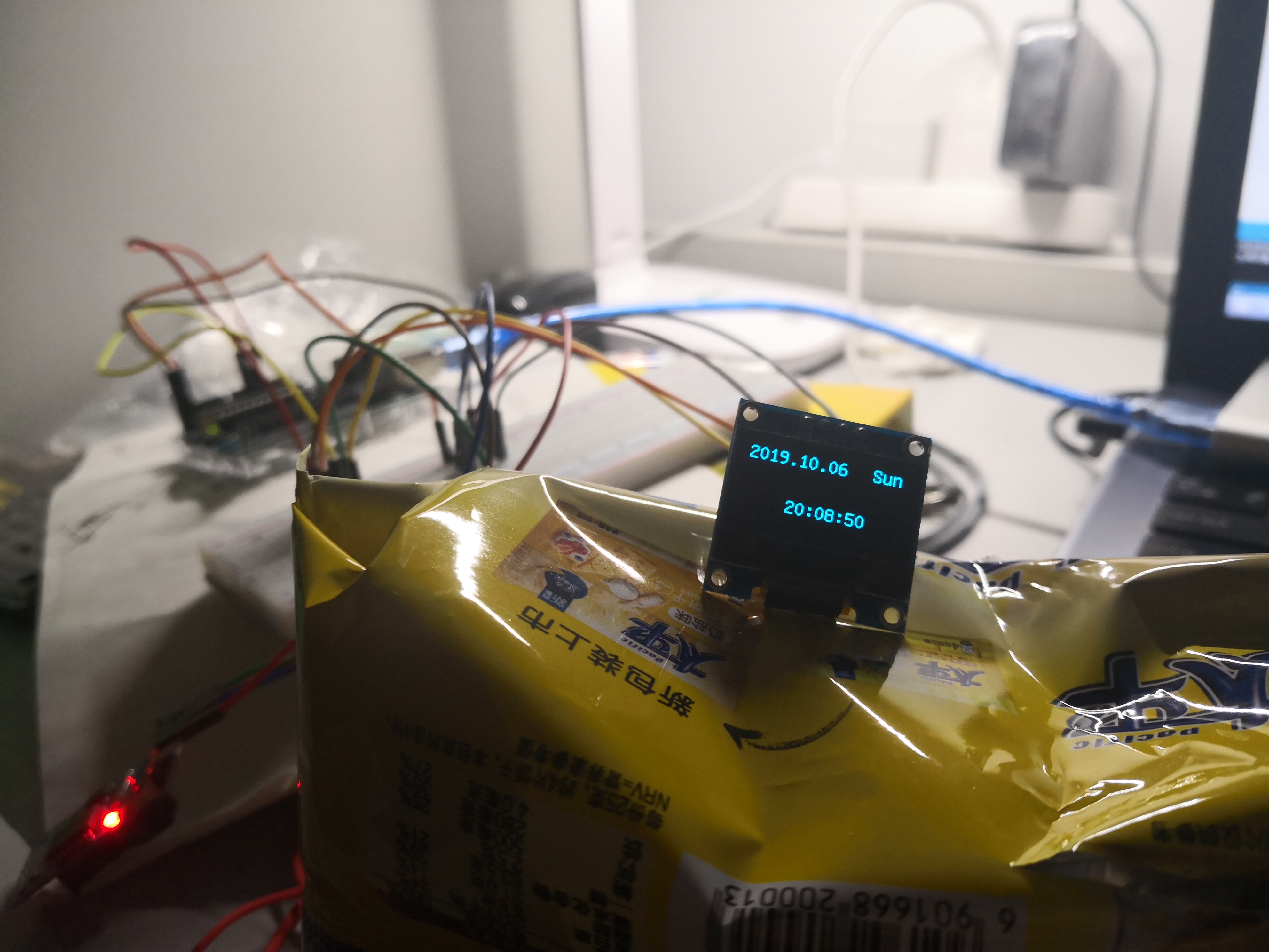 Arduino Oled电子时钟 Arduino时钟模块ds3231 Oled12864 Csdn博客