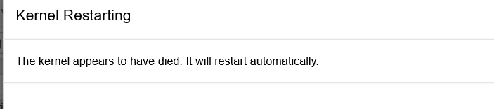 mxnet运行时出现“The kernel appears to have died. It will restart automatically”的解决方案-CSDN博客