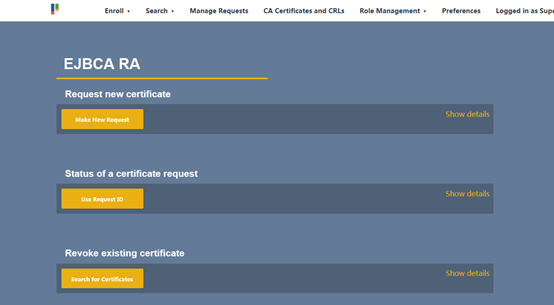 EJBCA操作说明（一）ejbca web界面操作-CSDN博客