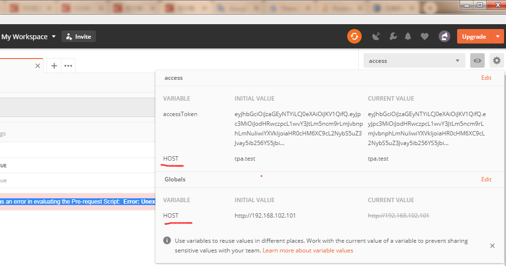There was an error in evaluating the Pre-request Script: Error: Unexpected token at 1:1 html-CSDN博客