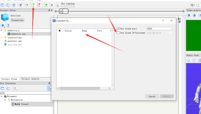 NAO机器人连接的电脑配置及用choregraphe控制nao行走_卡卡罗特川的博客-CSDN博客