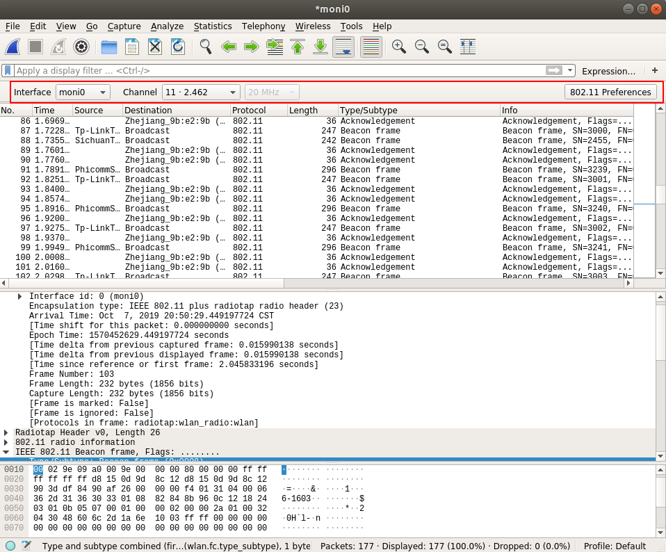 Ubuntu下使用wireshark抓取802.11数据包_ubuntu vmshare抓wifi-CSDN博客