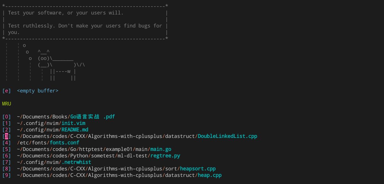 一个好用的vim配置_lazyvim 字体-CSDN博客