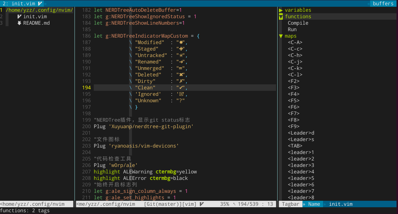 一个好用的vim配置_lazyvim 字体-CSDN博客