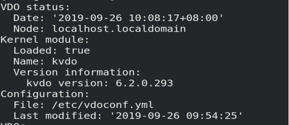 linux中VDO的使用_没有vdo命令-CSDN博客