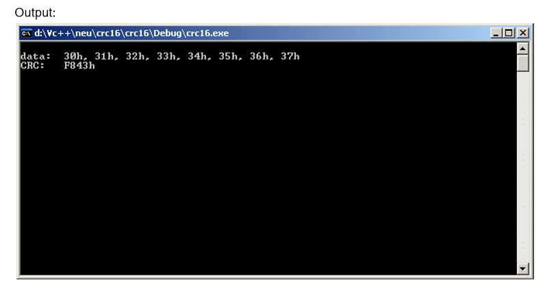 CRC-CCITT Lufft 校验算法 c 代码是原版本， java 与 c# 是依据c 版本翻译而来_start value:ffffh-CSDN博客