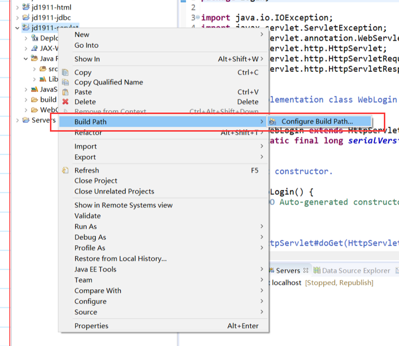 web项目创建Servlet报错：javax.servlet报错解决-CSDN博客