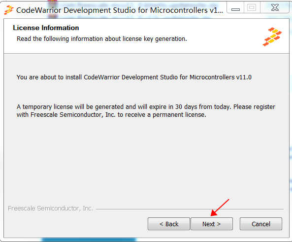 Freescale CodeWarrior V11.0 的安装步骤-CSDN博客