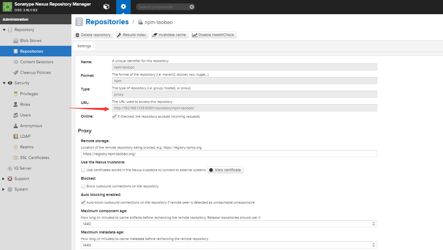 【实战】使用Nexus搭建npm淘宝代理仓库_nexus registry.npm.taobao.org-CSDN博客